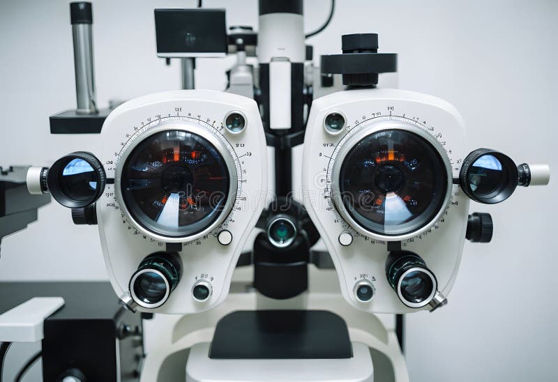 Phoropter Close Up View of Ophthalmology, Optometry, and Optician ...