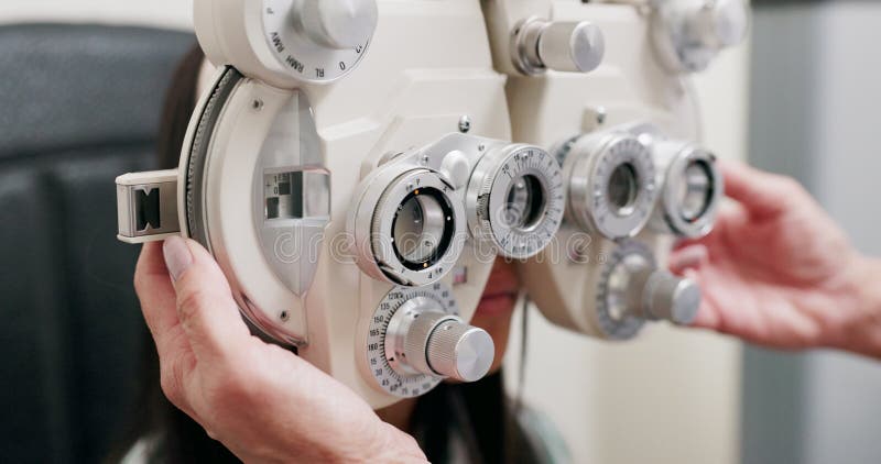 Phoropter, Eye Test and Optometrist for Vision, Medical Practice for ...