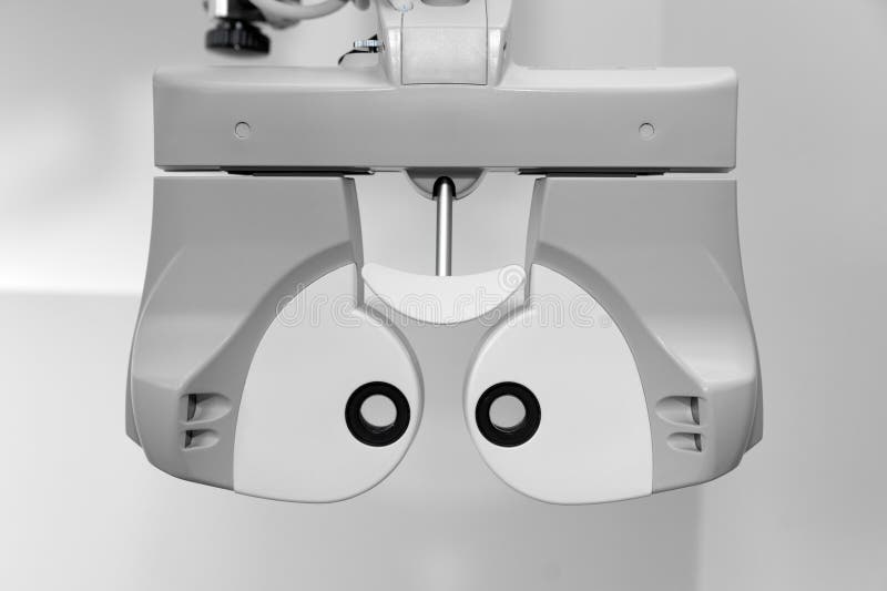 Modern Ophthalmology Clinic. Keratometer Device Measuring Curvature of ...