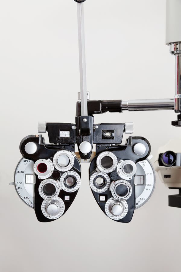 Phoropter Optical Equipment for Eye Examination Stock Image - Image of ...