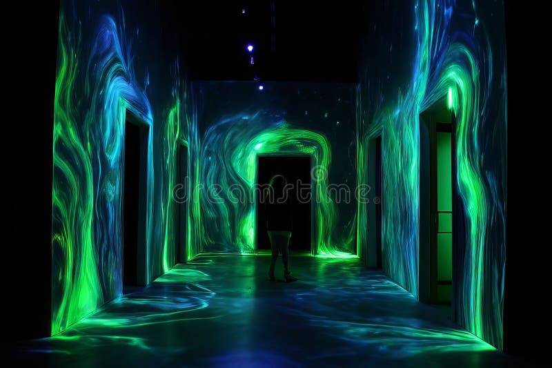 Phosphorescent Paint Welcome Painted with Phosphorescent Paint Stock ...