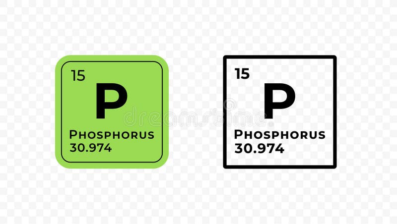 Phosphorus, Chemical Element of the Periodic Table Vector Stock Vector ...