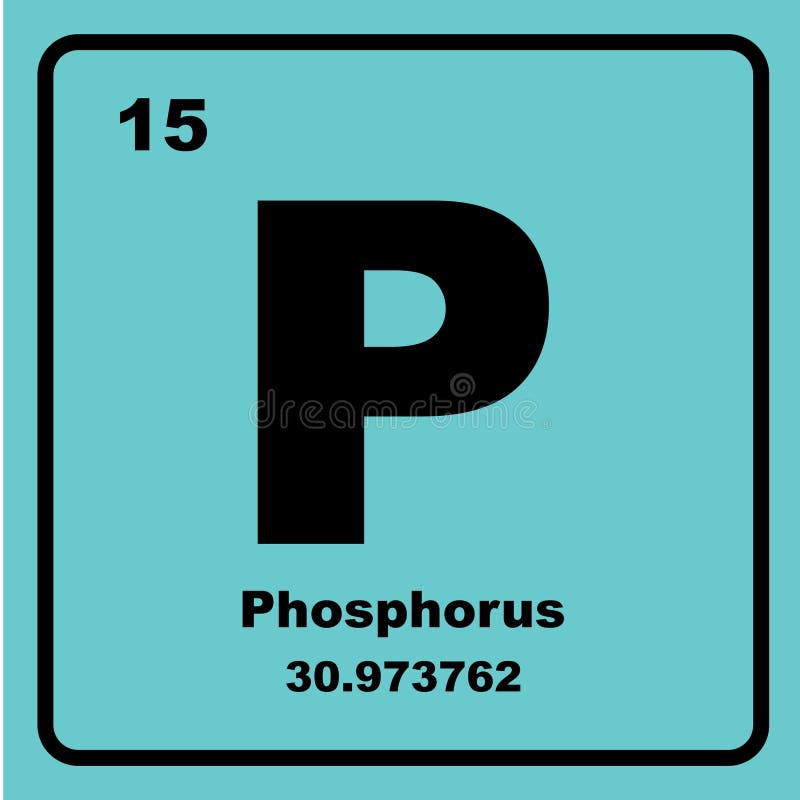 Phosphorus icon stock vector. Illustration of atom, molecule - 237952352