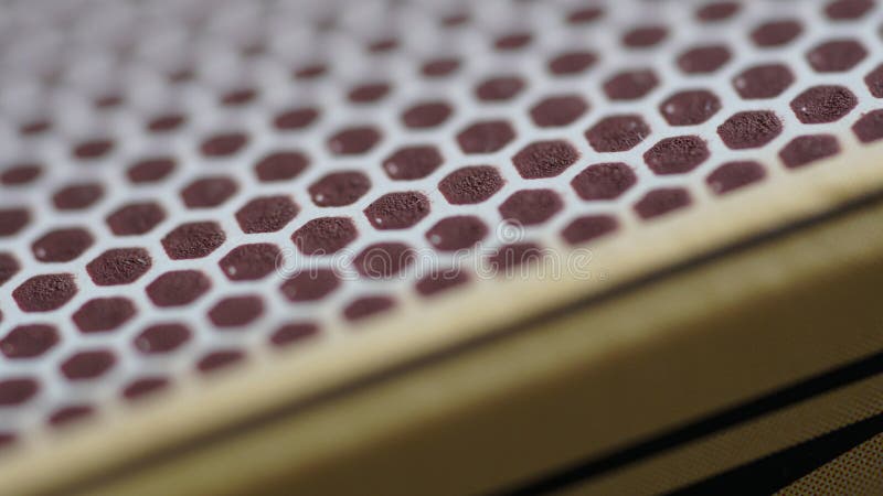Phosphorus Side of a Matchbox Stock Photo - Image of side, design ...
