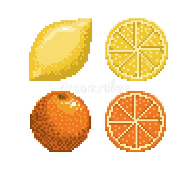 Pixel Lemon Stock Illustrations – 1,399 Pixel Lemon Stock Illustrations ...