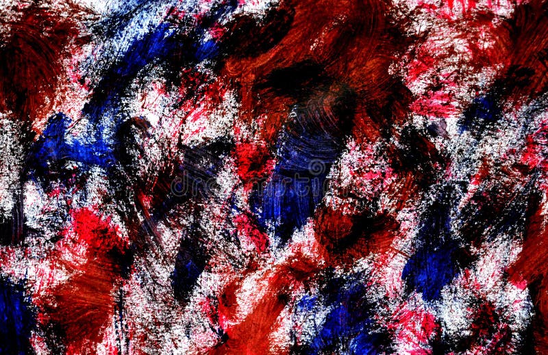 A Photo of an Abstract Gouache Painting Stock Photo - Image of paint ...