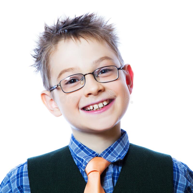 Photo of Adorable Young Happy Boy Stock Image - Image of emotion ...