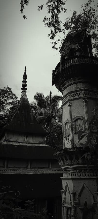 Photo of the Ancient Architecture of the Ampang Gadang Mosque Stock ...