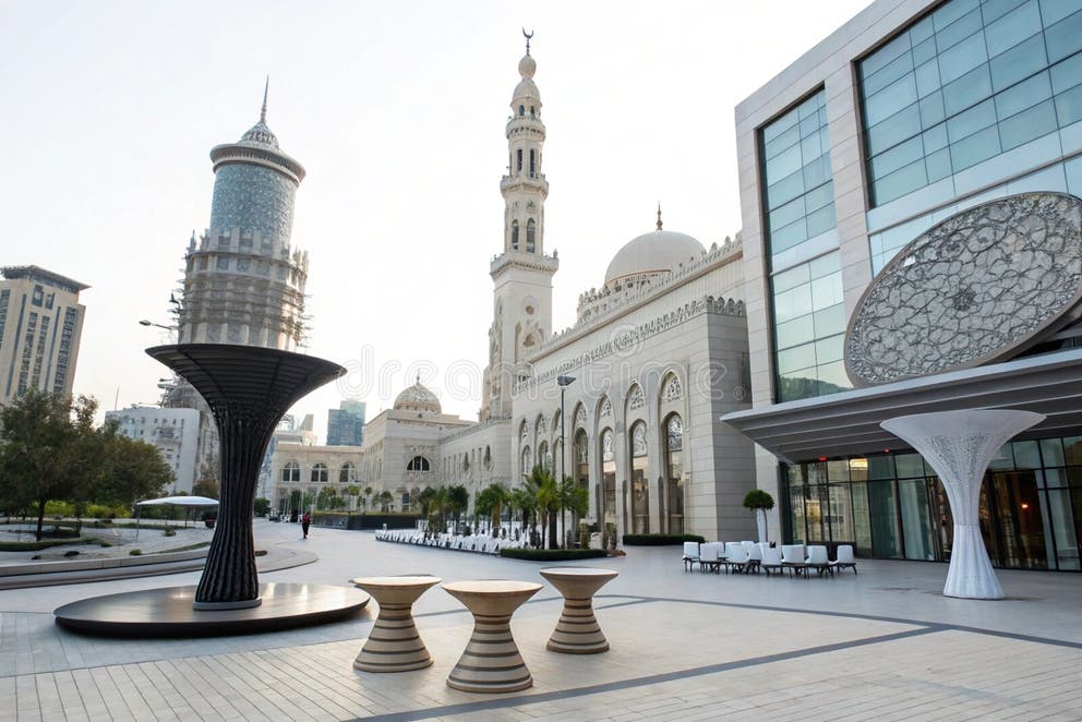 A Photo of Architecture and Design Objects Stock Illustration ...