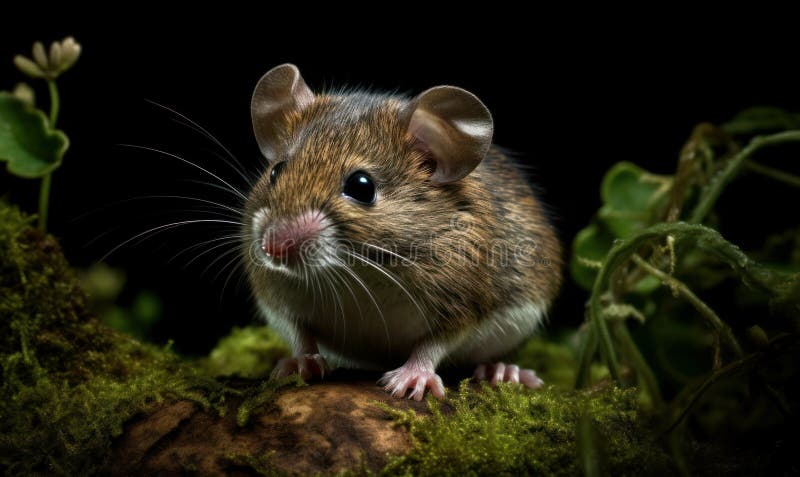 Photo of Asian Tree Mouse in Its Natural Habitat. Generative AI Stock ...