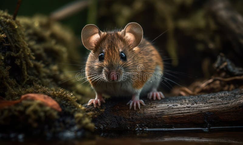 Photo of Asian Tree Mouse in Its Natural Habitat. Generative AI Stock ...
