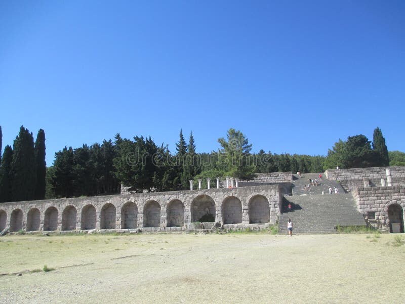 Asklepieion editorial stock photo. Image of historic - 122430193