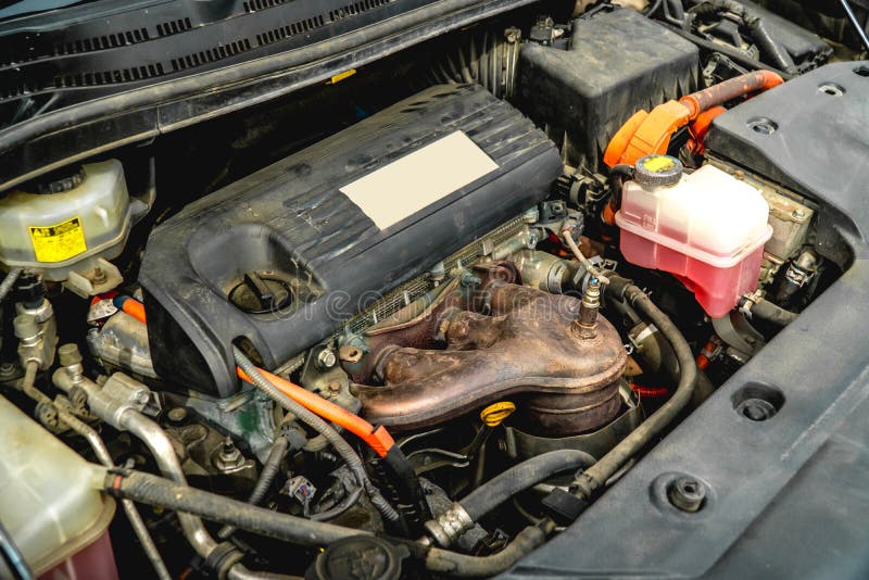 The Photo of the Automobile Engine Stock Image - Image of machine ...