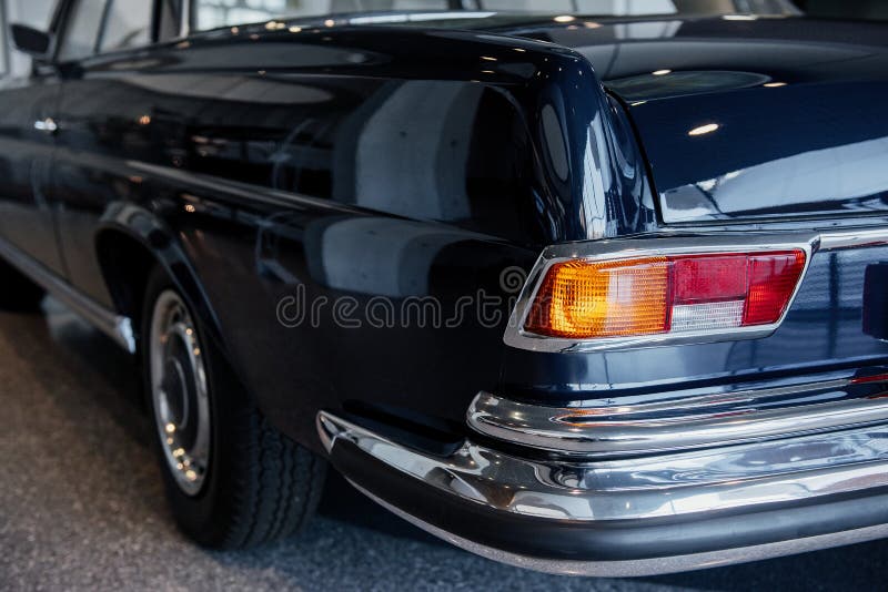 Photo of the Back and Left Side of Black Polished Car at Automobile ...