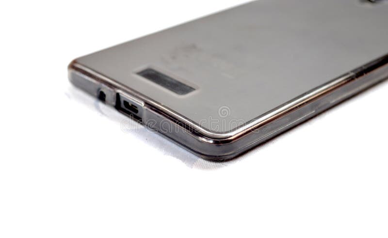 Photo of a Back of a Smart Phone with Multi Touch Screen Stock Photo ...