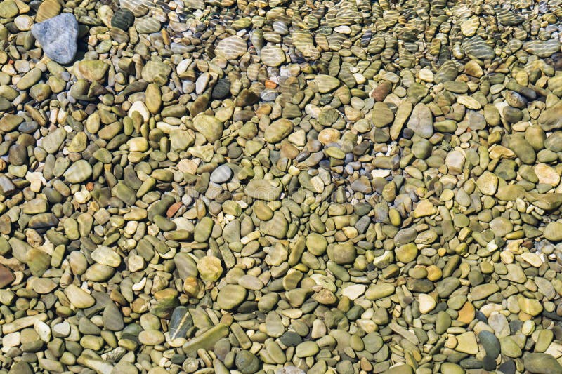 Photo Background Texture, Rocky River Bottom with Clear Transparent ...