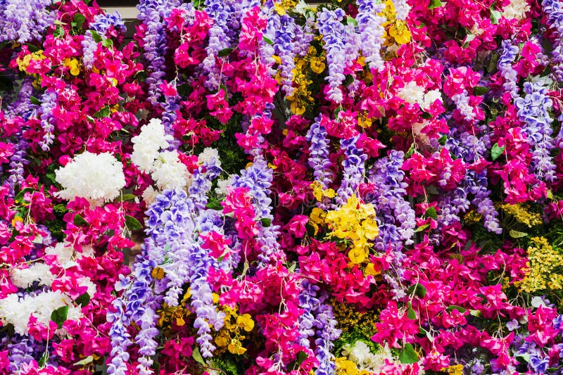 Photo Background Texture, Wall of Various Multi-colored Southern ...