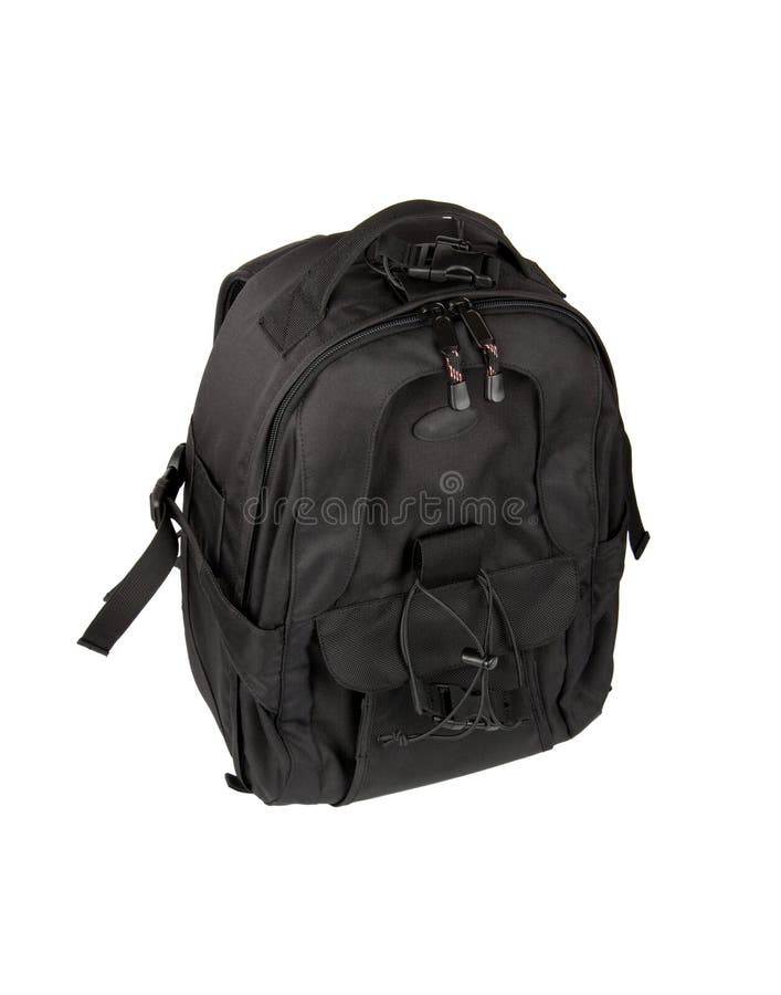 Photo backpack stock image. Image of black, belt, backpack - 14621331