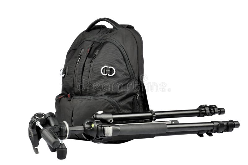 Photo Backpack On A White Background Picture. Image: 8317992
