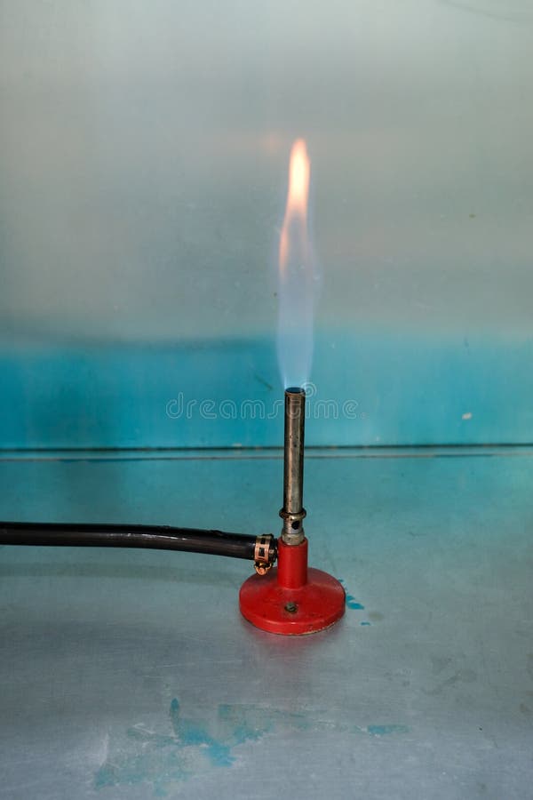 Benzin Burner in Microbiology Stock Photo - Image of indoors, cloning ...