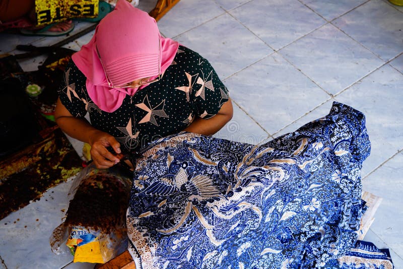 November 5, 2022 Batik Painting Process in Lasem, Central Java ...