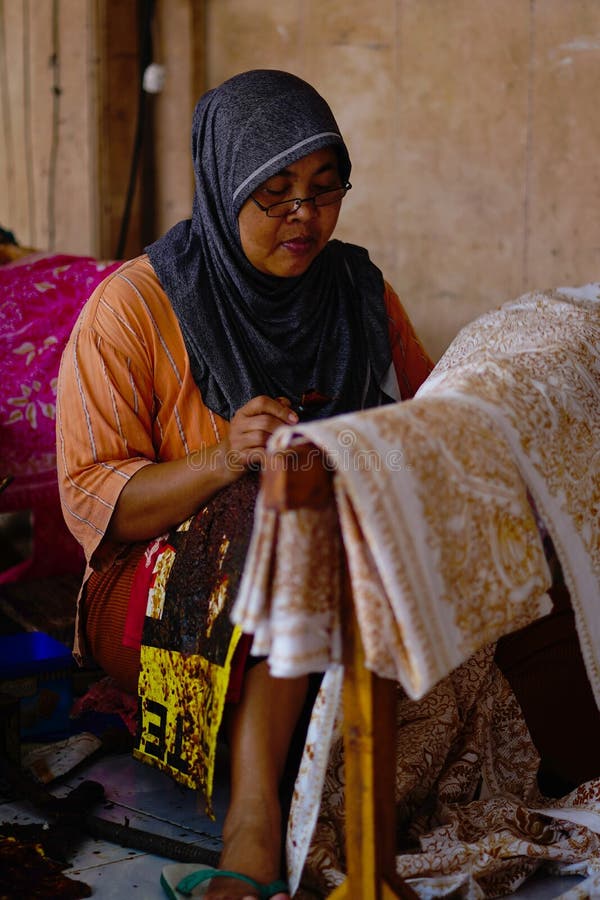 November 5, 2022 Batik Painting Process in Lasem, Central Java ...
