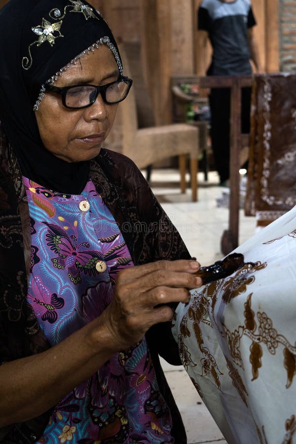November 5, 2022 Batik Painting Process in Lasem, Central Java ...