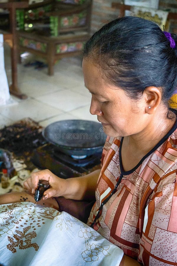 November 5, 2022 Batik Painting Process in Lasem, Central Java ...