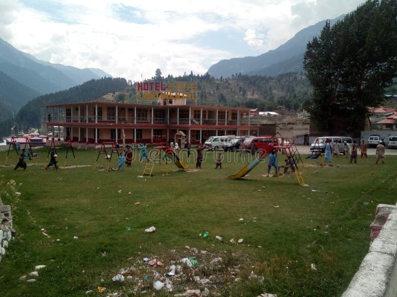 Photo of a Beautiful Greenery Environment with People Editorial Photo ...