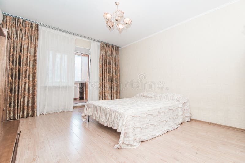 The Photo a Bed in the Hall Stock Photo - Image of modern, bedroom ...