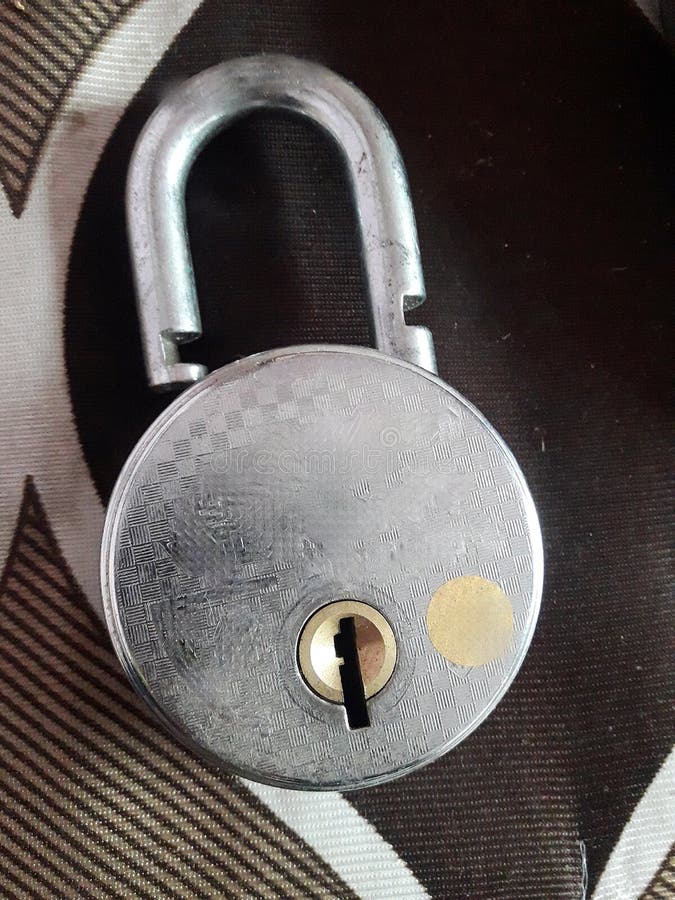 This is the Photo of Big Lock of Silver Color . Stock Image - Image of ...