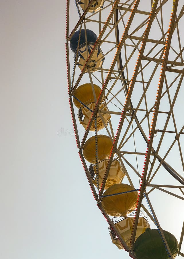 Photo of the Big Wheel in the Amusement Park Stock Photo - Image of ...