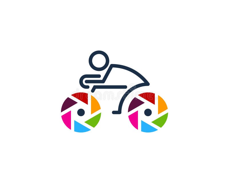 Bike Cycle Icon Logo Design Element Stock Vector - Illustration of ...