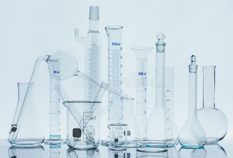 Photo of Biochemistry Glassware Experiment Stock Photo - Image of iron ...