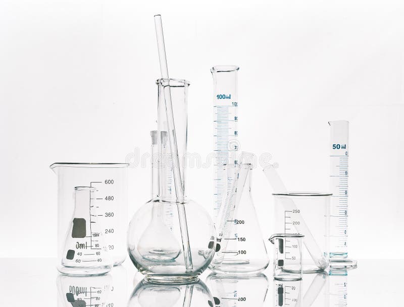Photo of Biochemistry Glassware Experiment Stock Photo - Image of ...