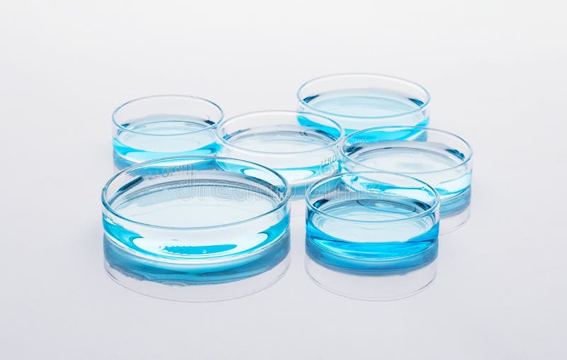 Photo of Biochemistry Glassware Experiment Stock Image - Image of ...