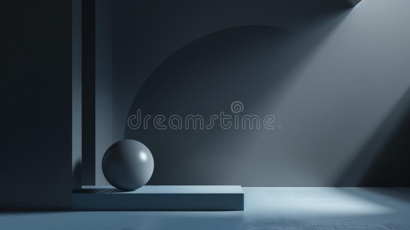 Photo Blends Light and Shadow for Depth Effect, Ai Generated Stock ...