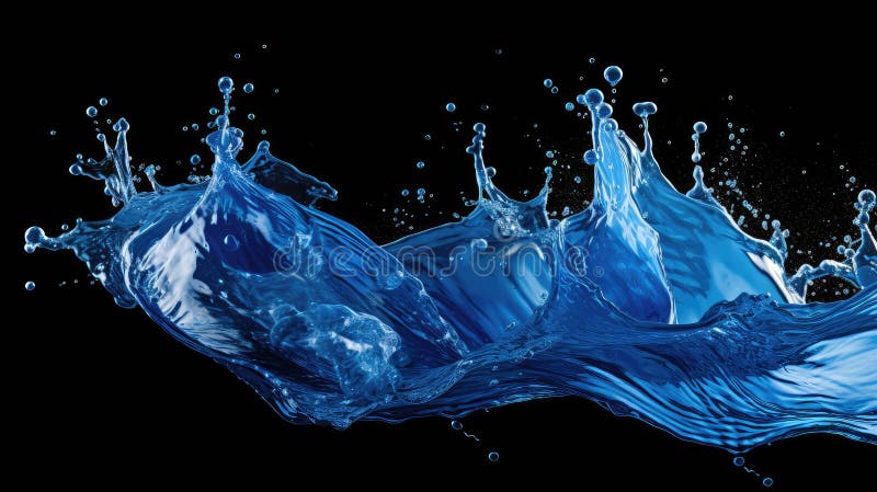 Photo blue juice splash stock illustration. Illustration of moment ...