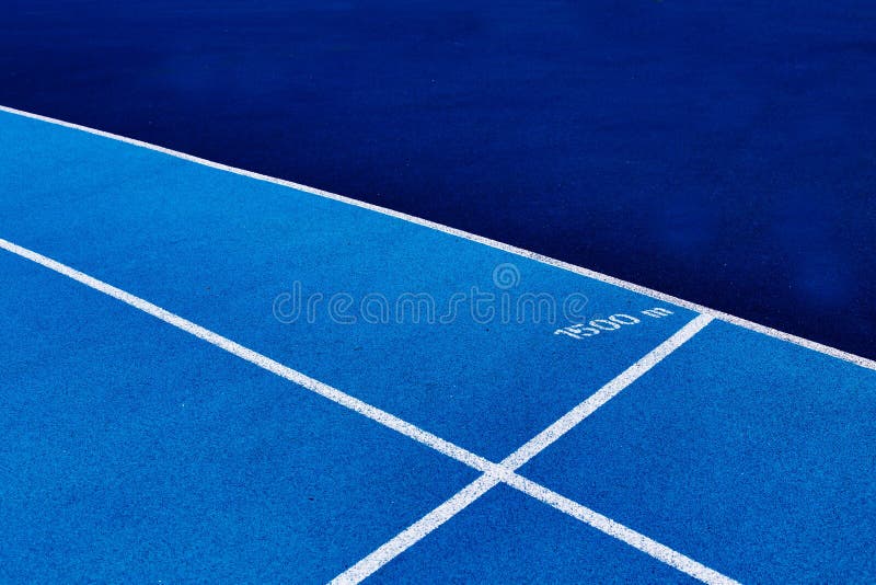 Photo of Blue Stadium Tracks Stock Photo - Image of games, stadium ...