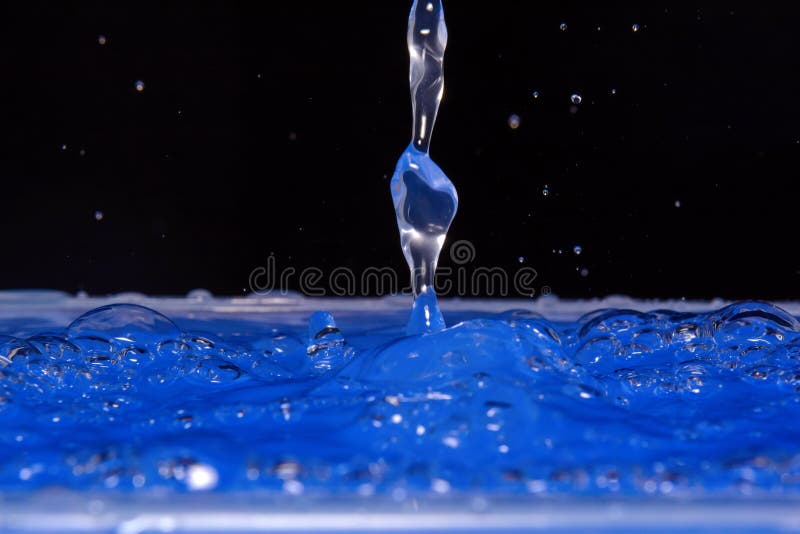 Water Trickle from the Fountain Stock Image - Image of water, fontaine ...