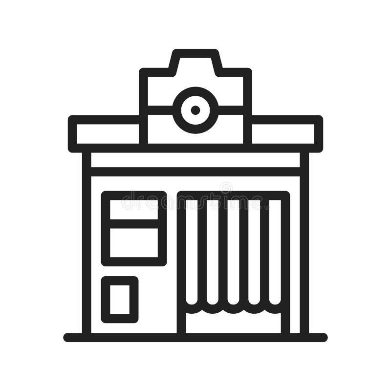 Photo Booth Icon Image. stock vector. Illustration of symbol - 281197023