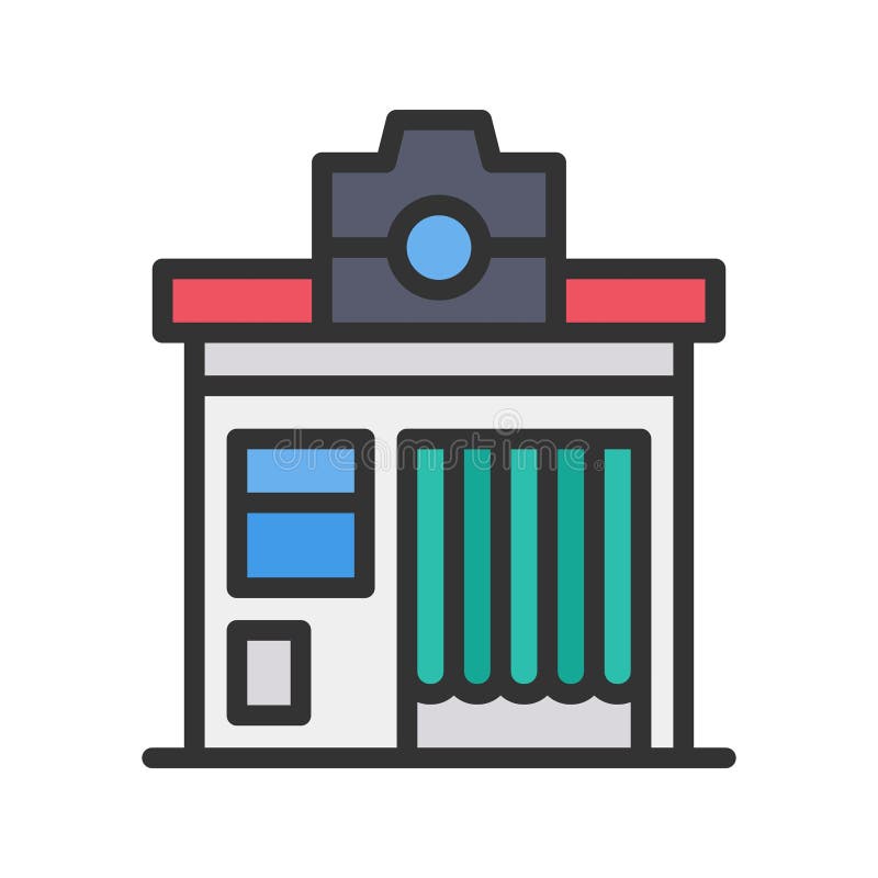 Photo Booth Icon Image. stock vector. Illustration of symbol - 286880791