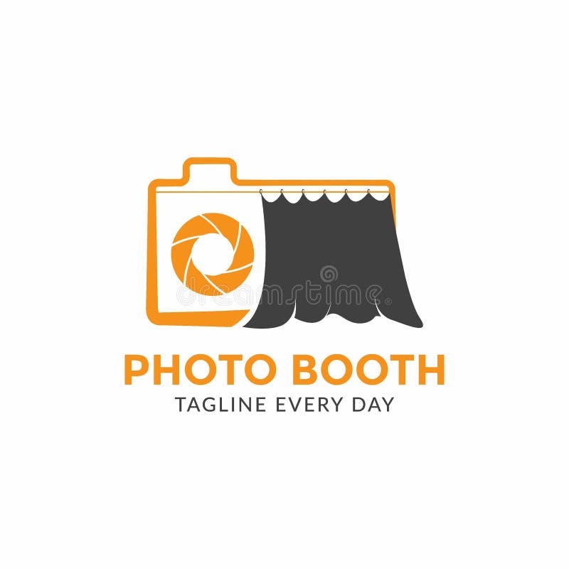 Photo Booth Logo Design Template Stock Illustration - Illustration of ...