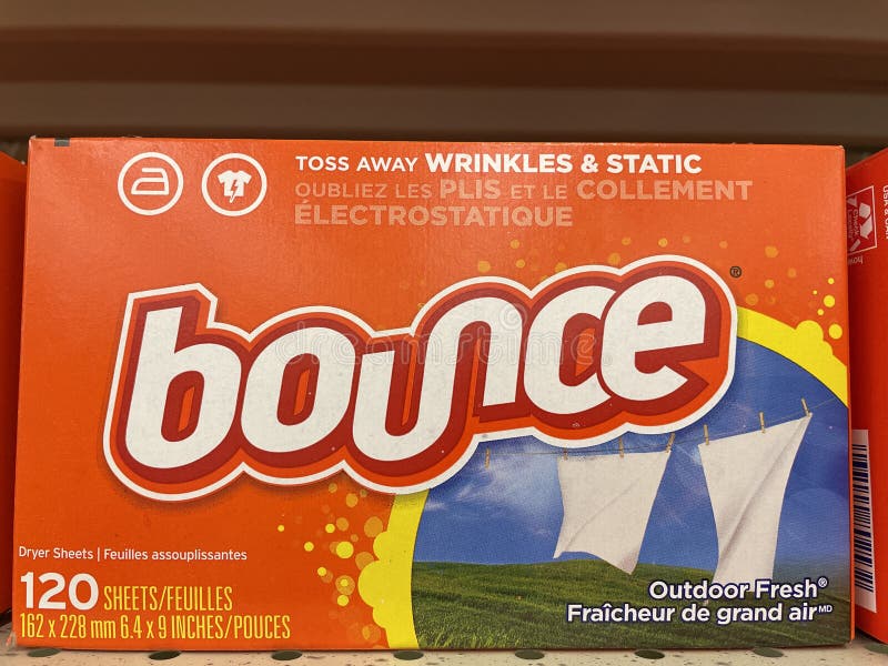 Photo of Bounce Laundry Sheets Editorial Stock Photo - Image of clean ...