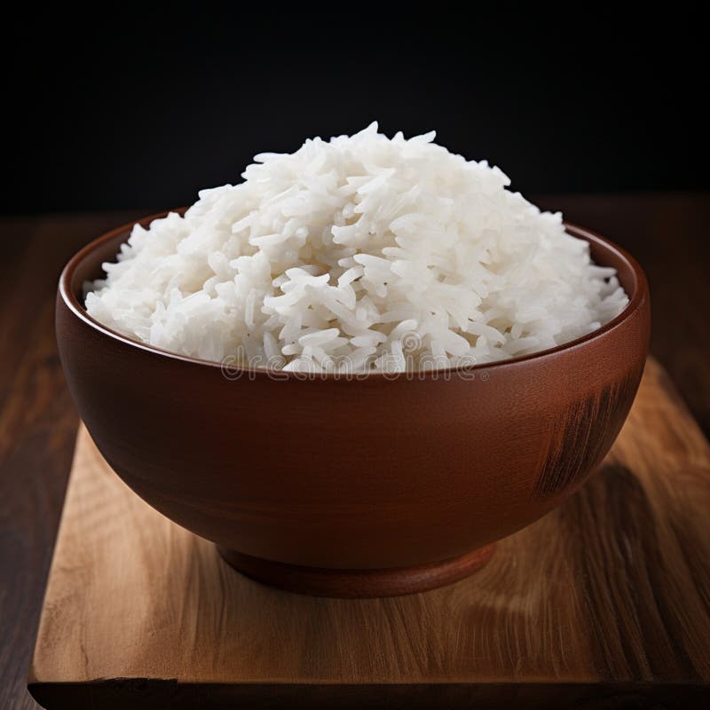 Bowl of rice stock illustration. Illustration of rice - 294110725