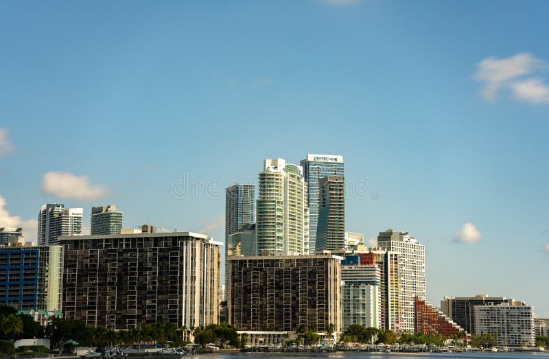 Photo of Brickell Miami Highrise Architecture Stock Photo - Image of ...