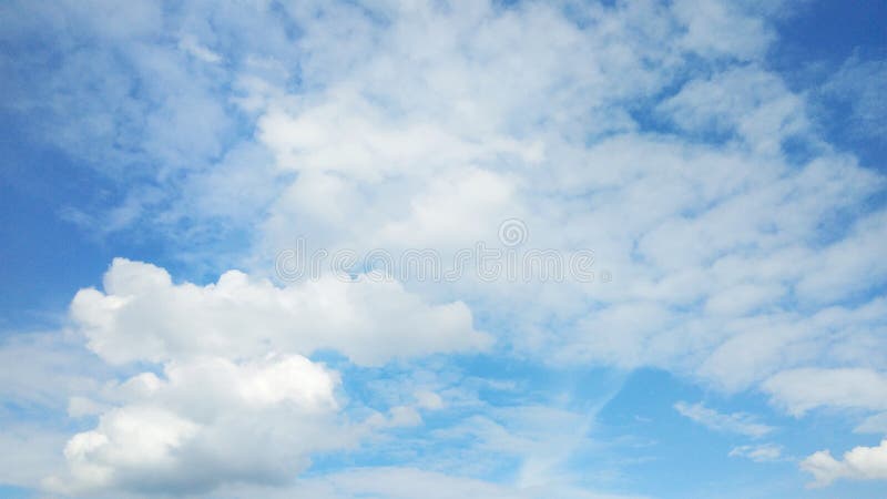 A Photo of a Bright Sky at the Time of a Good Day Stock Photo - Image ...