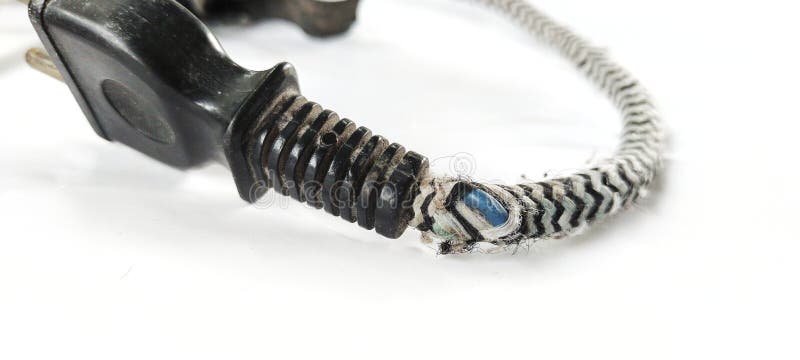 Broken Cable in the Ground. Stock Photo - Image of technology, industry ...