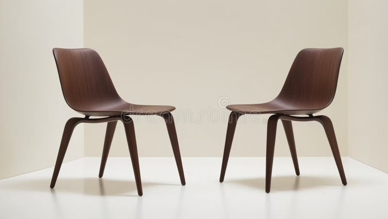 Photo of a Brown Ergonomic Chair, Suitable for Indoor Reference. Stock ...