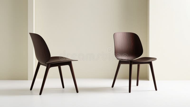 Photo of a Brown Ergonomic Chair, Suitable for Indoor Reference. Stock ...